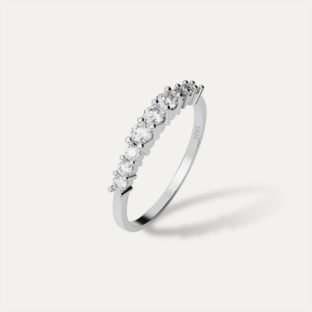 ELFI Rose 925 Silver Ring - P75